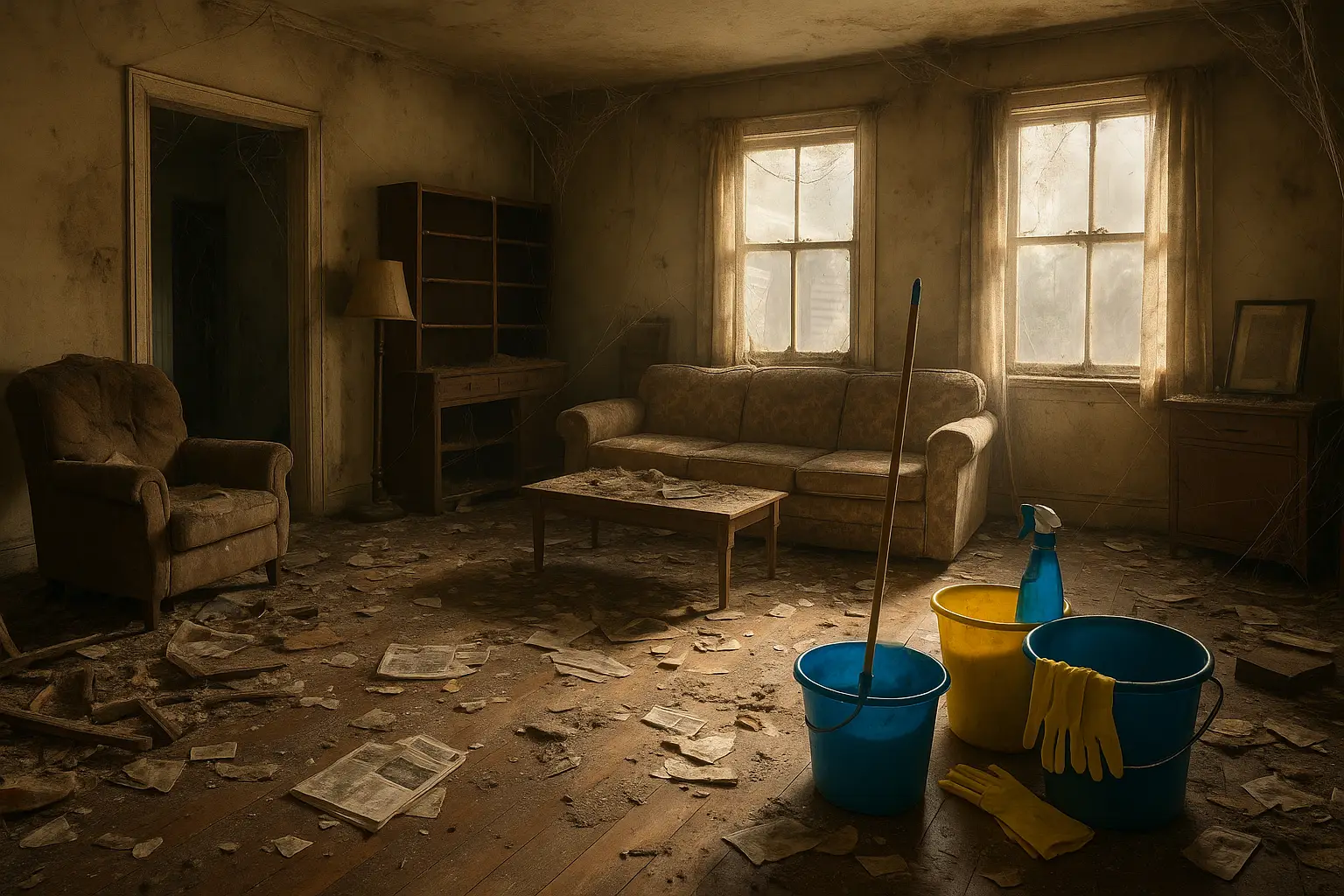 Deep Cleaning An Abandoned House: Professional Insights